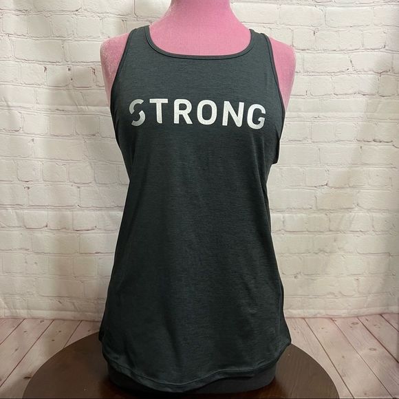 Zumba Fitness | Tops | Mstrong Nation Strong By Zumba Cut Out Tank Top ...